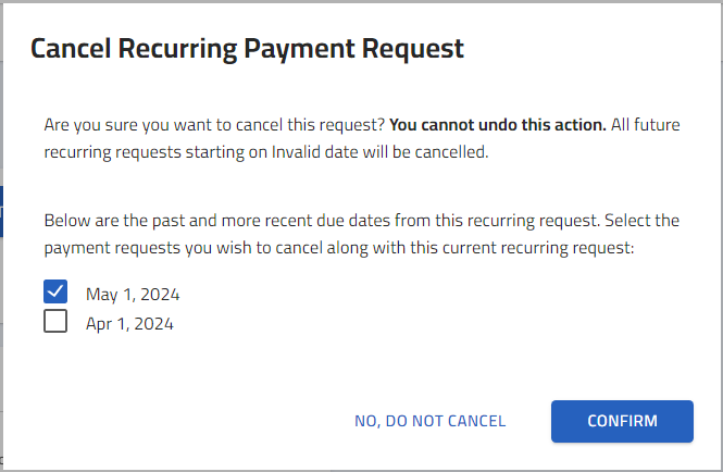 How do I cancel a recurring payment request? – Hemlane Support Center